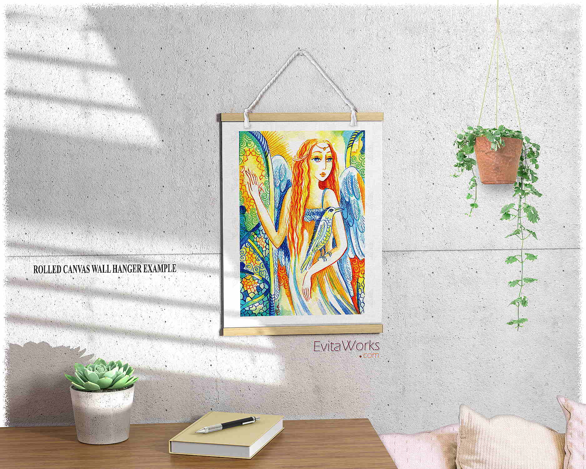 Angel 13, beautiful female creature ‹ EvitaWorks