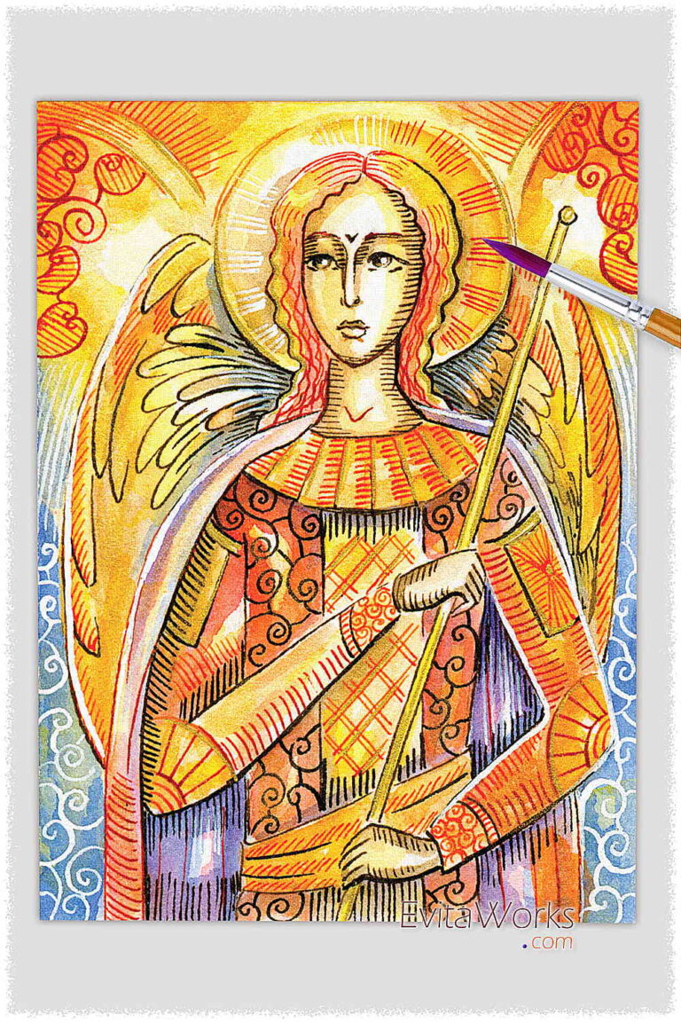 Angel 32, Christian art ‹ EvitaWorks