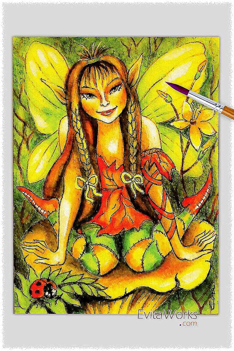 Fairy 06, beautiful female creature ‹ EvitaWorks