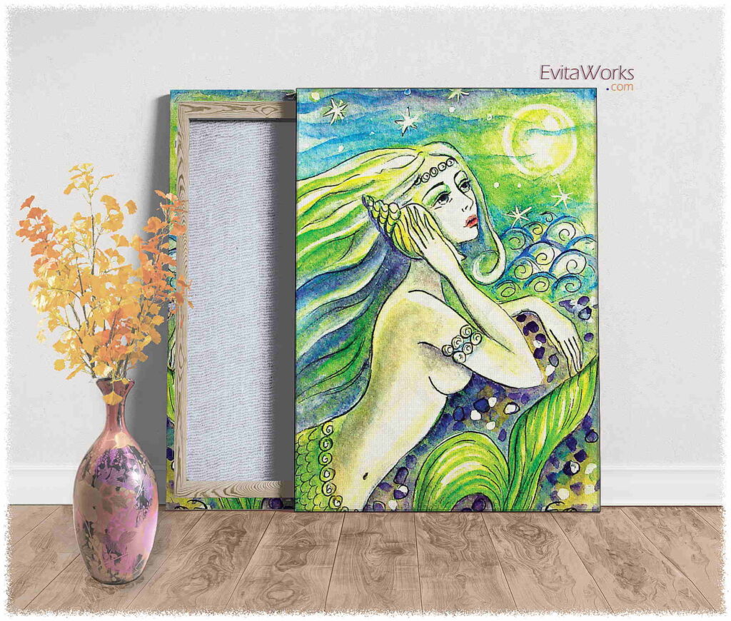 Mermaid 21, beautiful female creature ‹ EvitaWorks