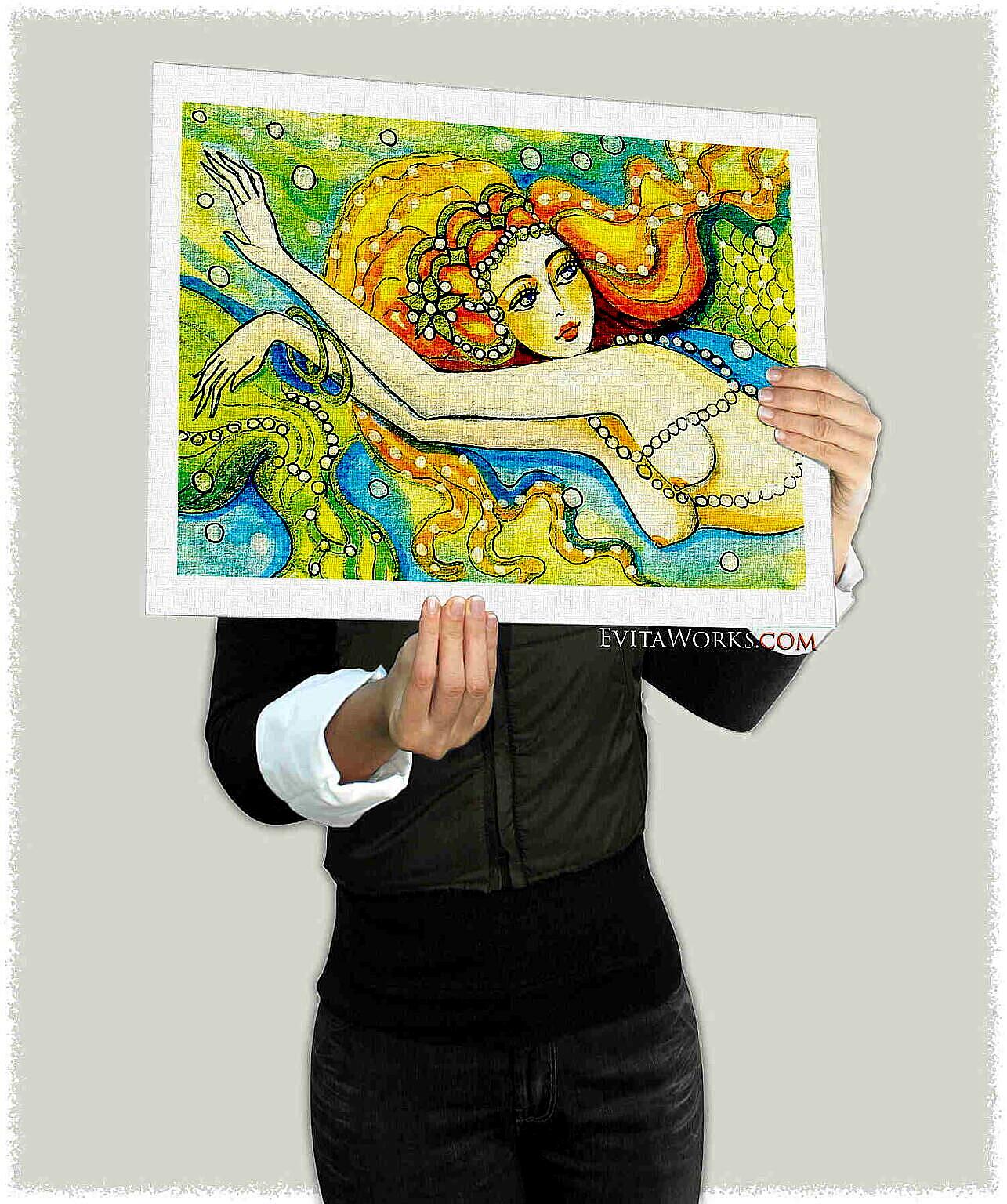 Mermaid 58, beautiful female creature ‹ EvitaWorks