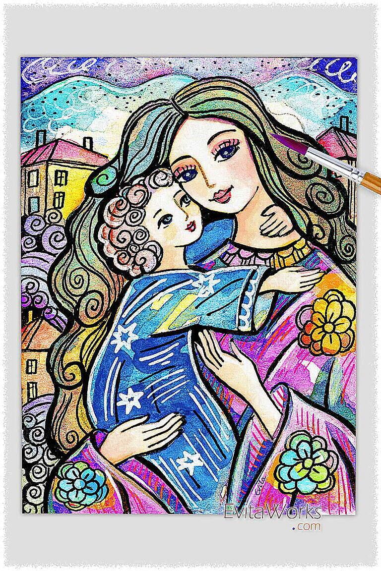 Evening Angel, Mother and Child ‹ EvitaWorks