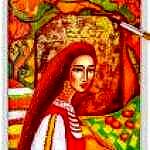 Forest Fairy, folk painting ‹ EvitaWorks