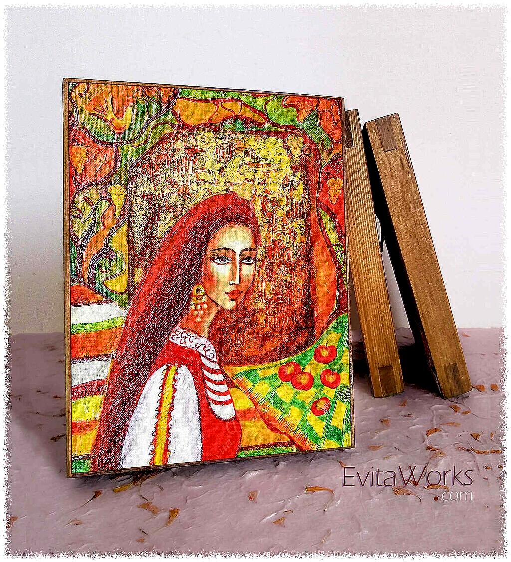 Folk Art Portrait painting ‹ EvitaWorks