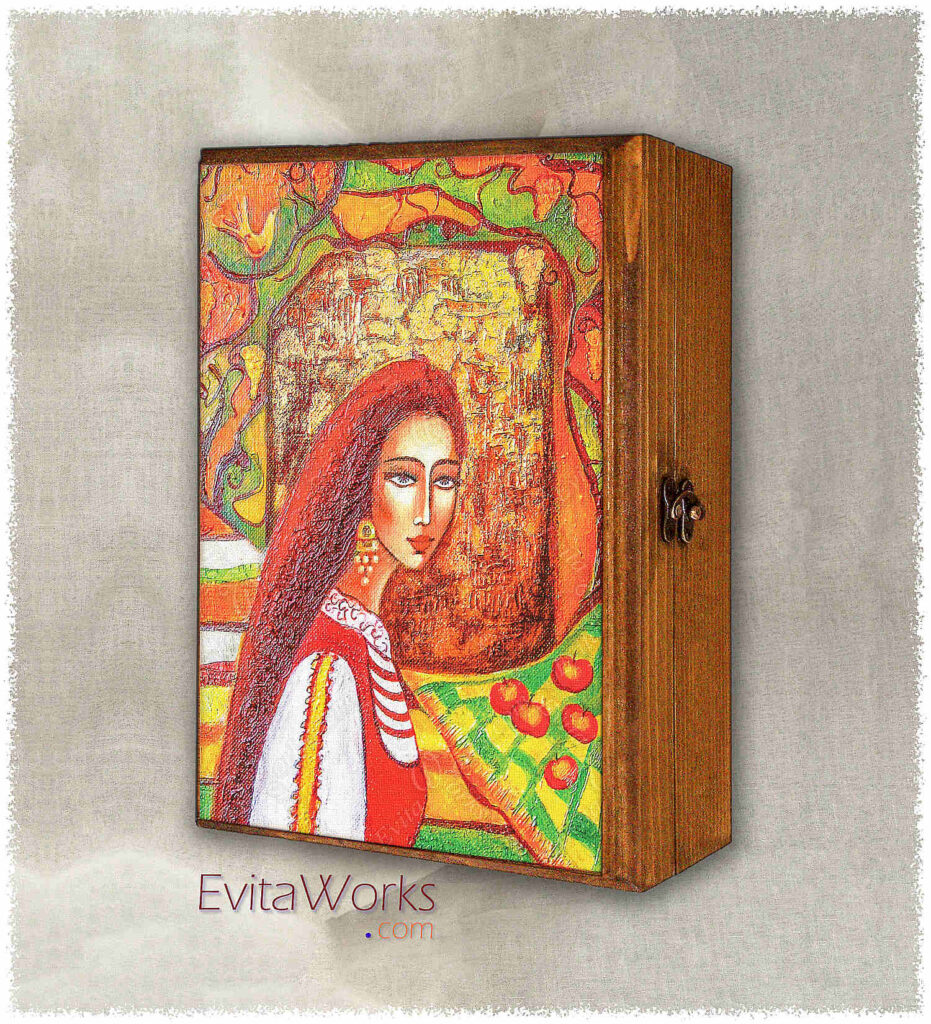 Folk Art Portrait painting ‹ EvitaWorks