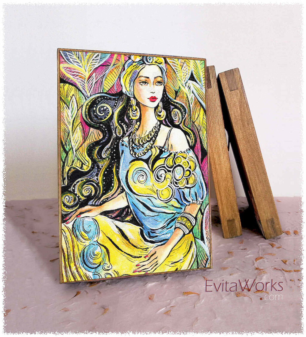 Orient Enchantress, beautiful eastern art ‹ EvitaWorks