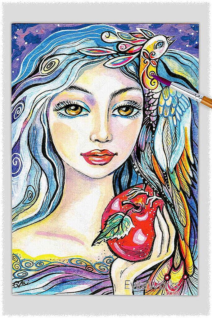 Eve 01, beautiful eastern art ‹ EvitaWorks