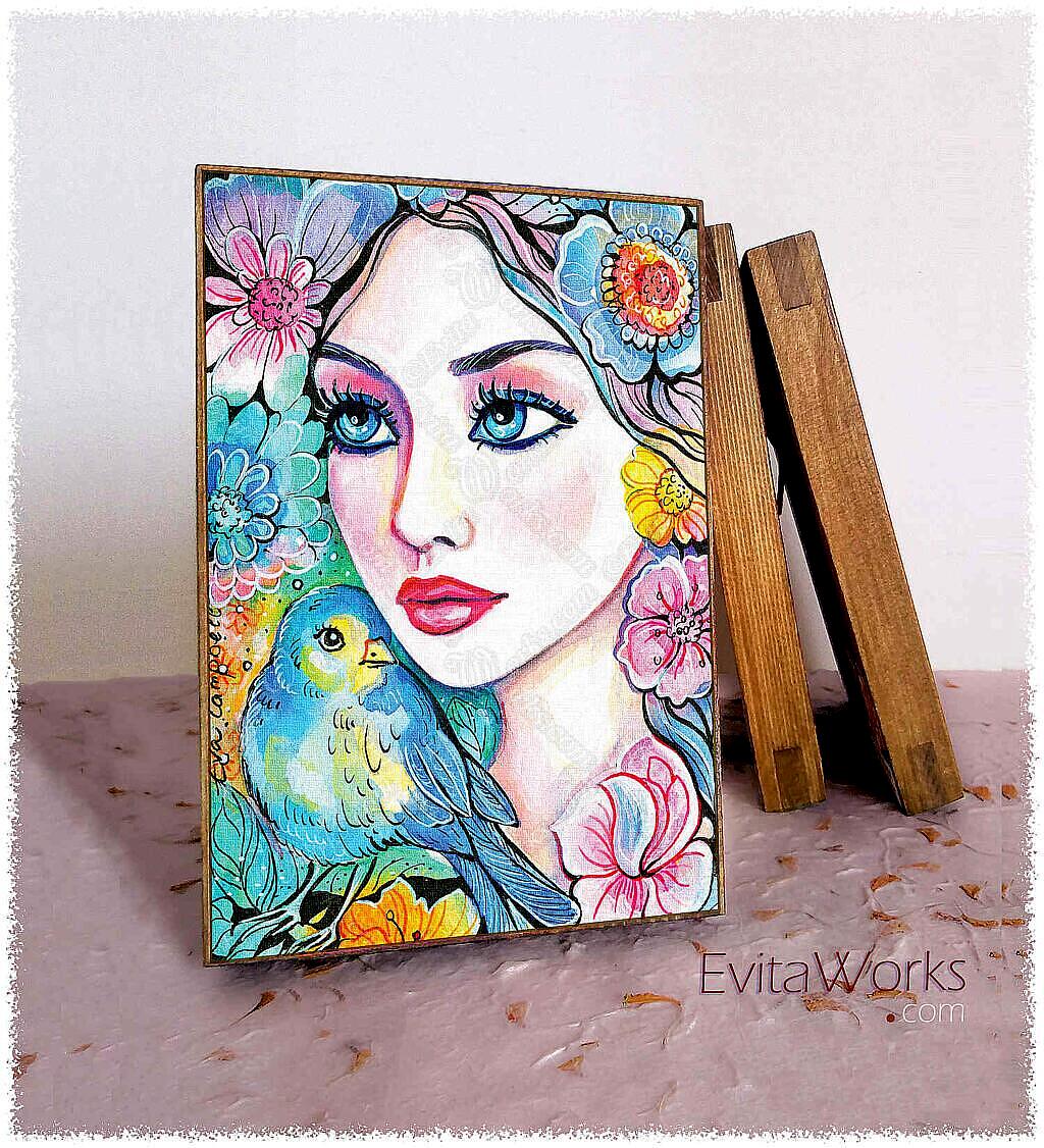 Exotic Visage 02, beautiful mythical face ‹ EvitaWorks