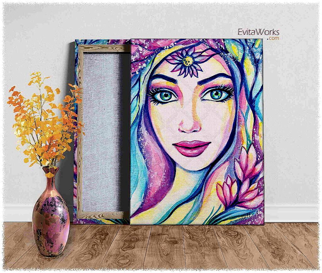 Exotic Visage 15, beautiful mythical face ‹ EvitaWorks