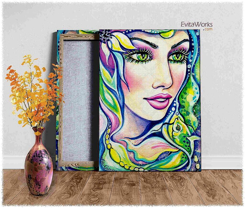 Exotic Visage 24, beautiful mythical face ‹ EvitaWorks