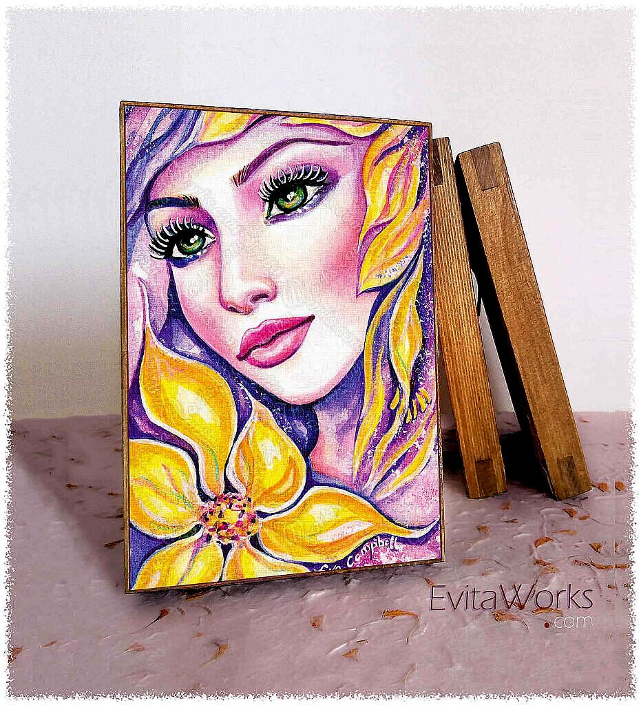 Exotic Visage 25, fantasy feminine portrait ‹ EvitaWorks