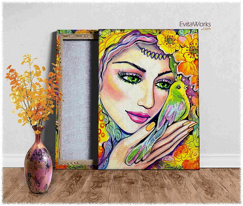Exotic Visage 26, beautiful mythical face ‹ EvitaWorks