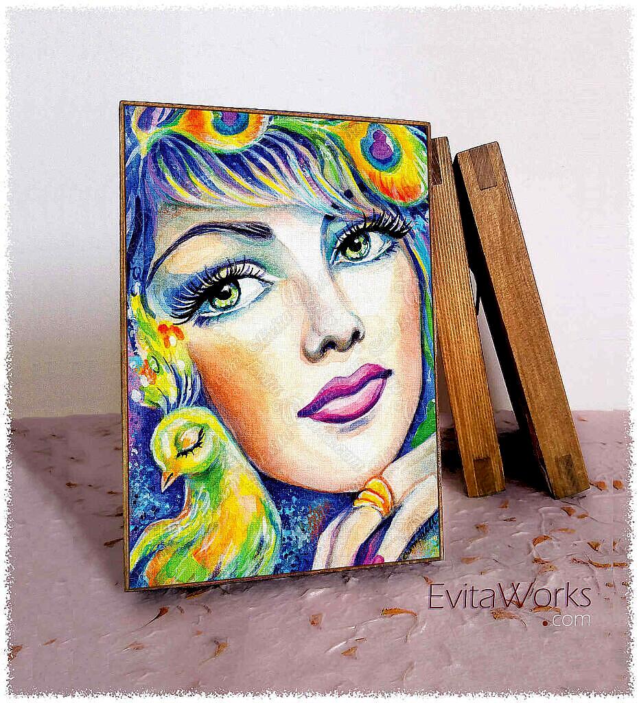 Exotic Visage 48, beautiful mythical face ‹ EvitaWorks