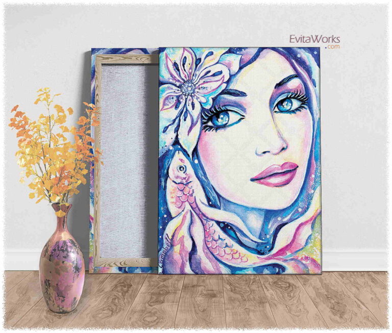 Exotic Visage 49, beautiful mythical face ‹ EvitaWorks