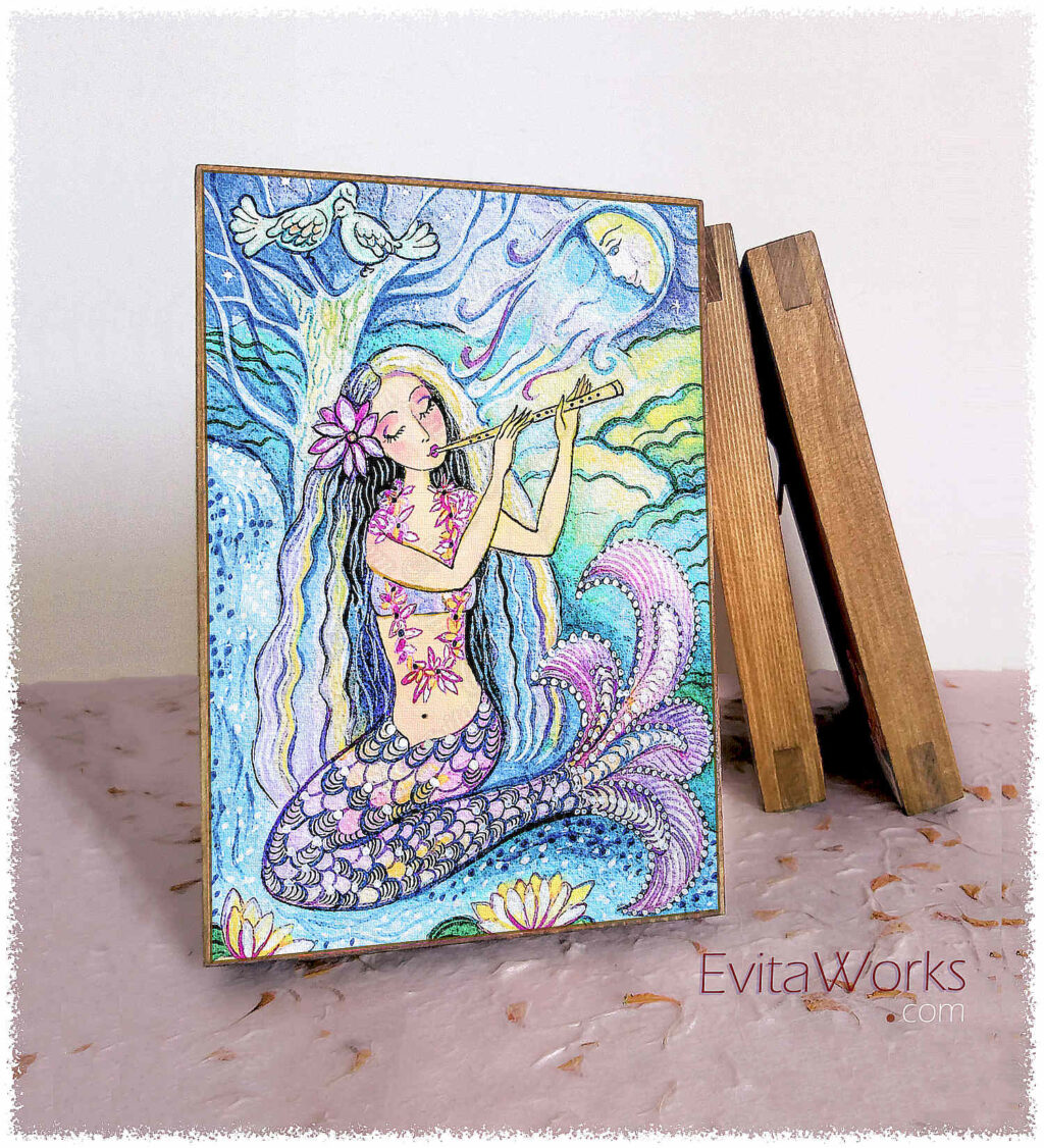 Night Mermaid Music, flute ‹ EvitaWorks