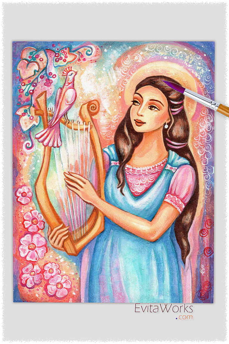 Saint Cecilia, holy woman ‹ EvitaWorks